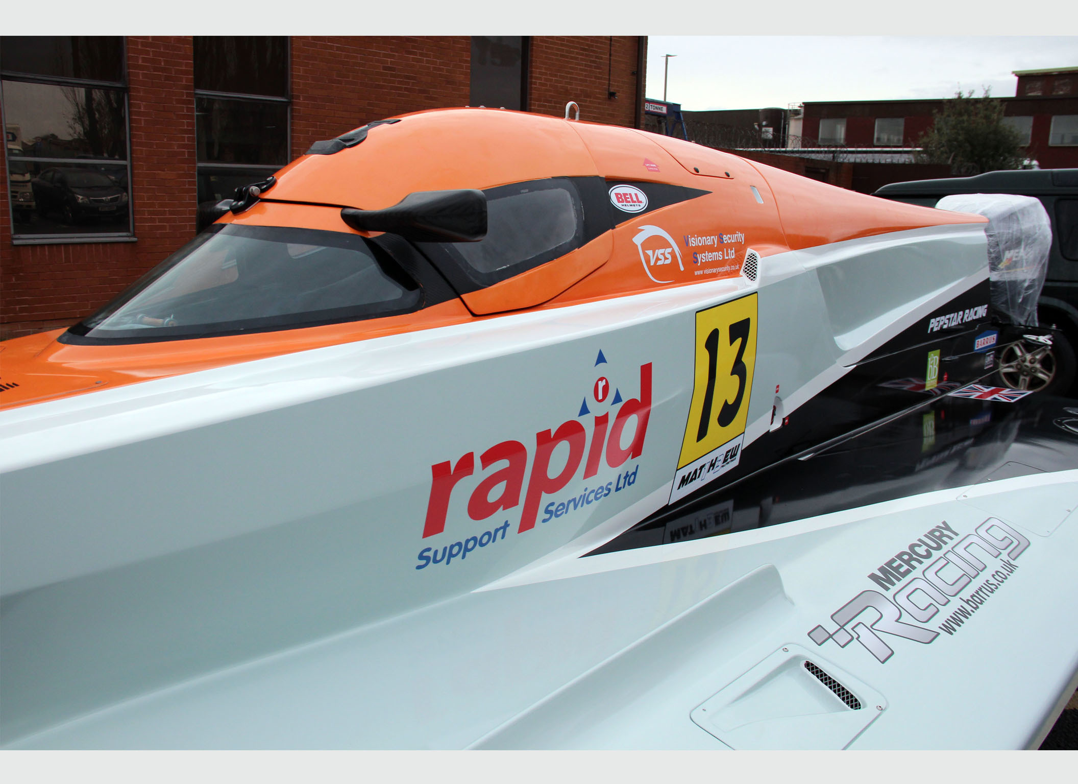 Self Adhesive Vehicle Wrap - Speed Boat | B2B Graphics