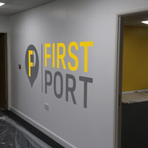 Self Adhesive Wall Decals - First Port - B2B Graphics