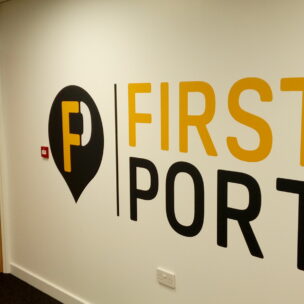 Self Adhesive Wall Decals - First Port - B2B Graphics