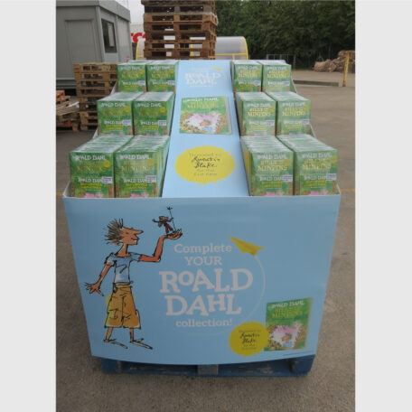 Fluted Polypropylene POS Pallet Wraps - B2B Graphics
