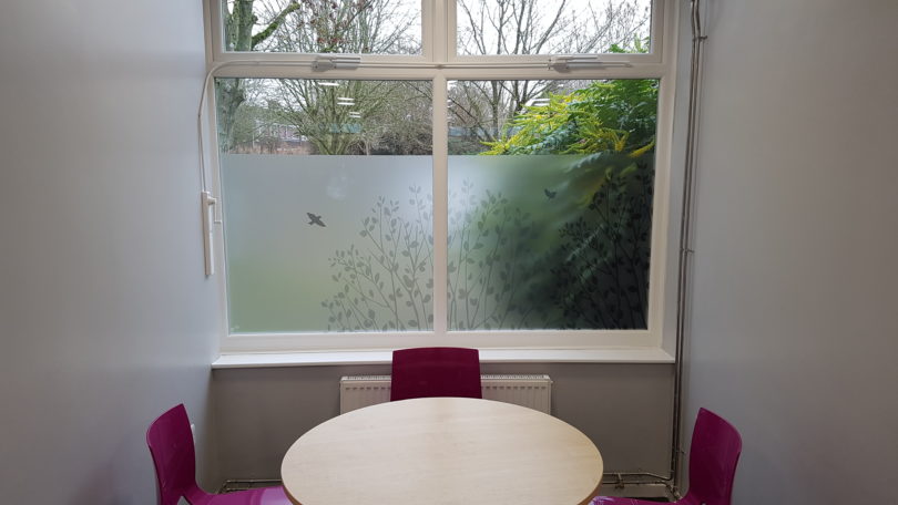 Self Adhesive Frosted Window Graphics - Longfield's… | B2B Graphics
