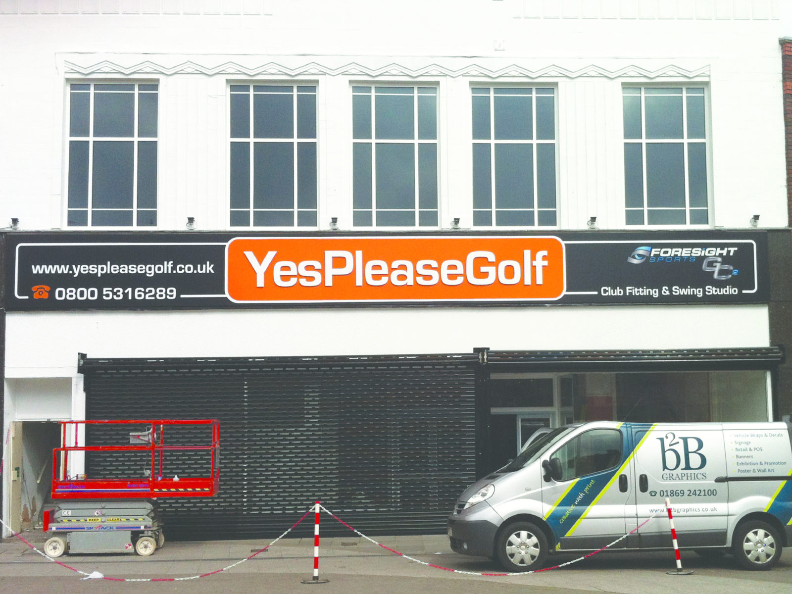 Aluminium Composite Outdoor Signage - Yes Please Golf | B2B Graphics
